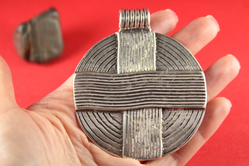 0024>> MADE in EUROPE Zamak Large Pendant, Zamak Ethnic Pendant, Large ...