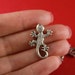 2/4 MADE IN EUROPE Mykonos 2 Lizard Charms, Zamak Lizard Pendants ...