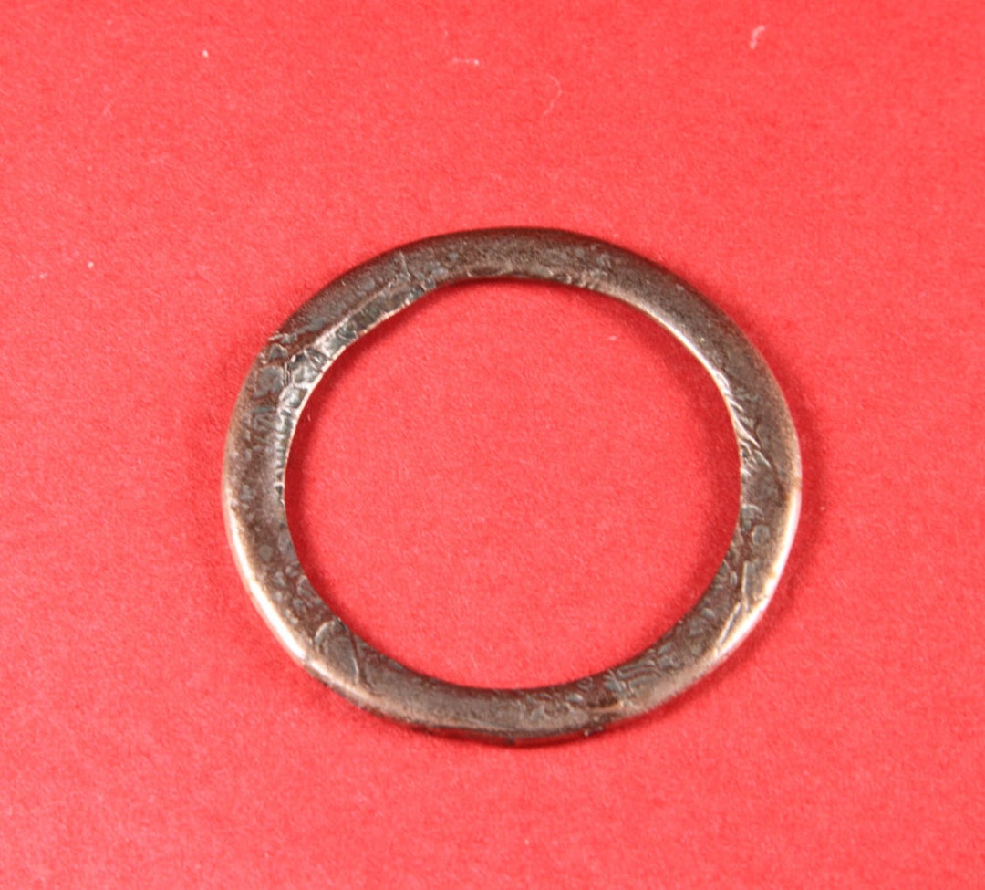 0106>>made in EUROPE Antique Copper Ring, Textured Copper Ring ...