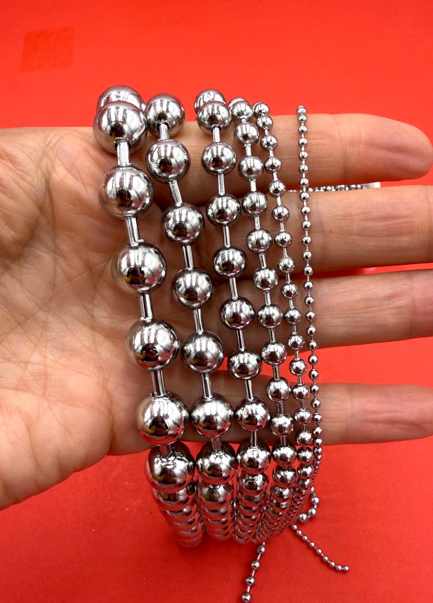 Ch17>> 304 Stainless Steel Ball Chain, 6mm, 8mm, 10mm and 12mm Ball ...