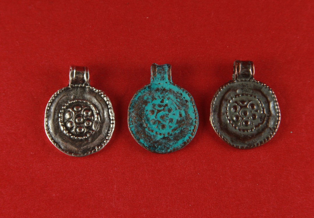 1A/5 MADE in GREECE 2 Mykonos Coin Charms, Rustik Charms, Mykonos ...