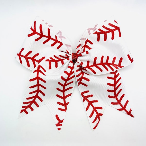 Baseball Hair Bows - Etsy