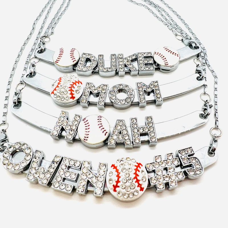 Baseball Mom Necklace - Etsy