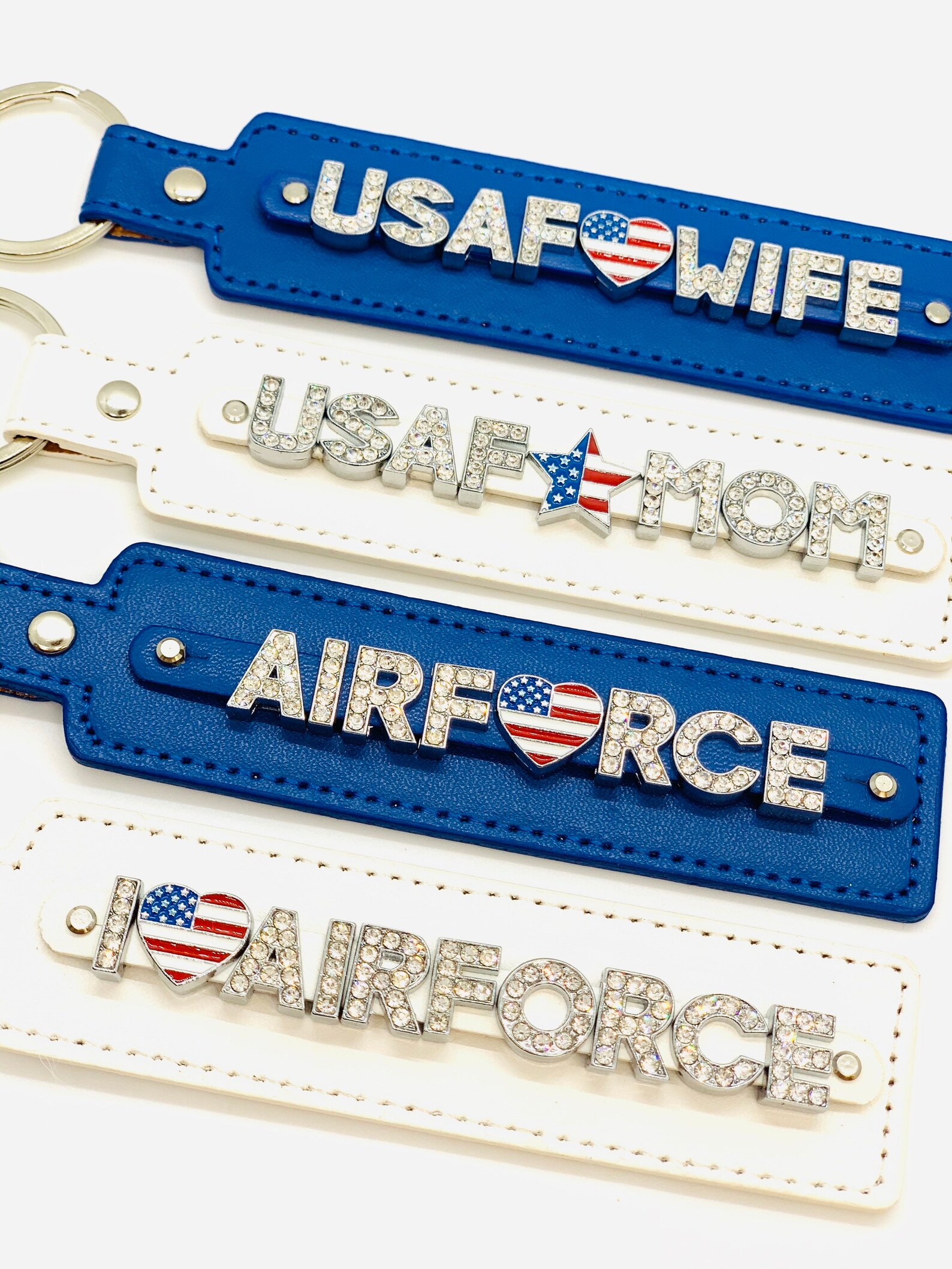 Air Force Keychain Air Force Keyring Air Force Wife Air Force Mom ...