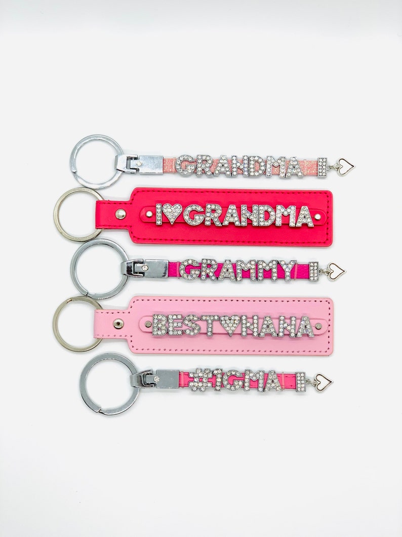 Grandma Keychains Gifts for Grandmas Grandma Keychain Nana Gifts I Love ...