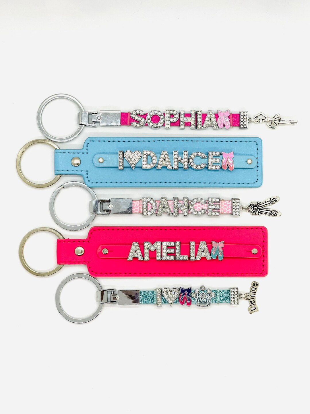 Dance Keychains Bag Tag Dance Dance Lanyard Dancer Gift Dance Mom Dance ...