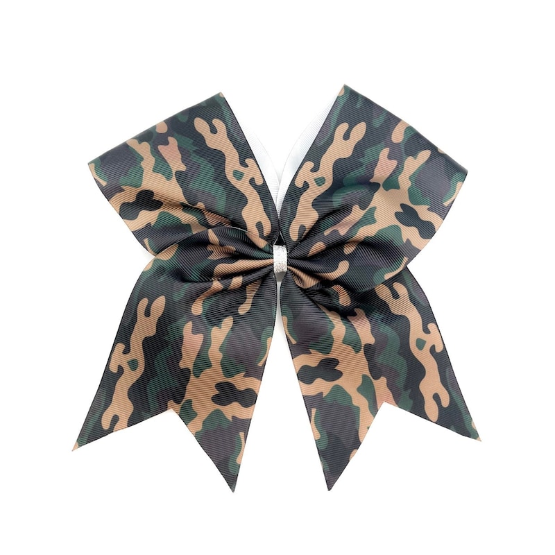 Camo Cheer Bow - Etsy