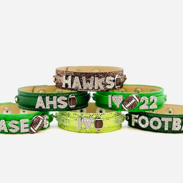 Football Bracelet - Etsy