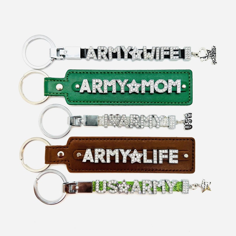 Army Keychain - Etsy