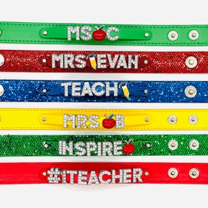 Teacher Bracelets Teacher Gifts Teacher Jewelry Teacher Appreciation ...