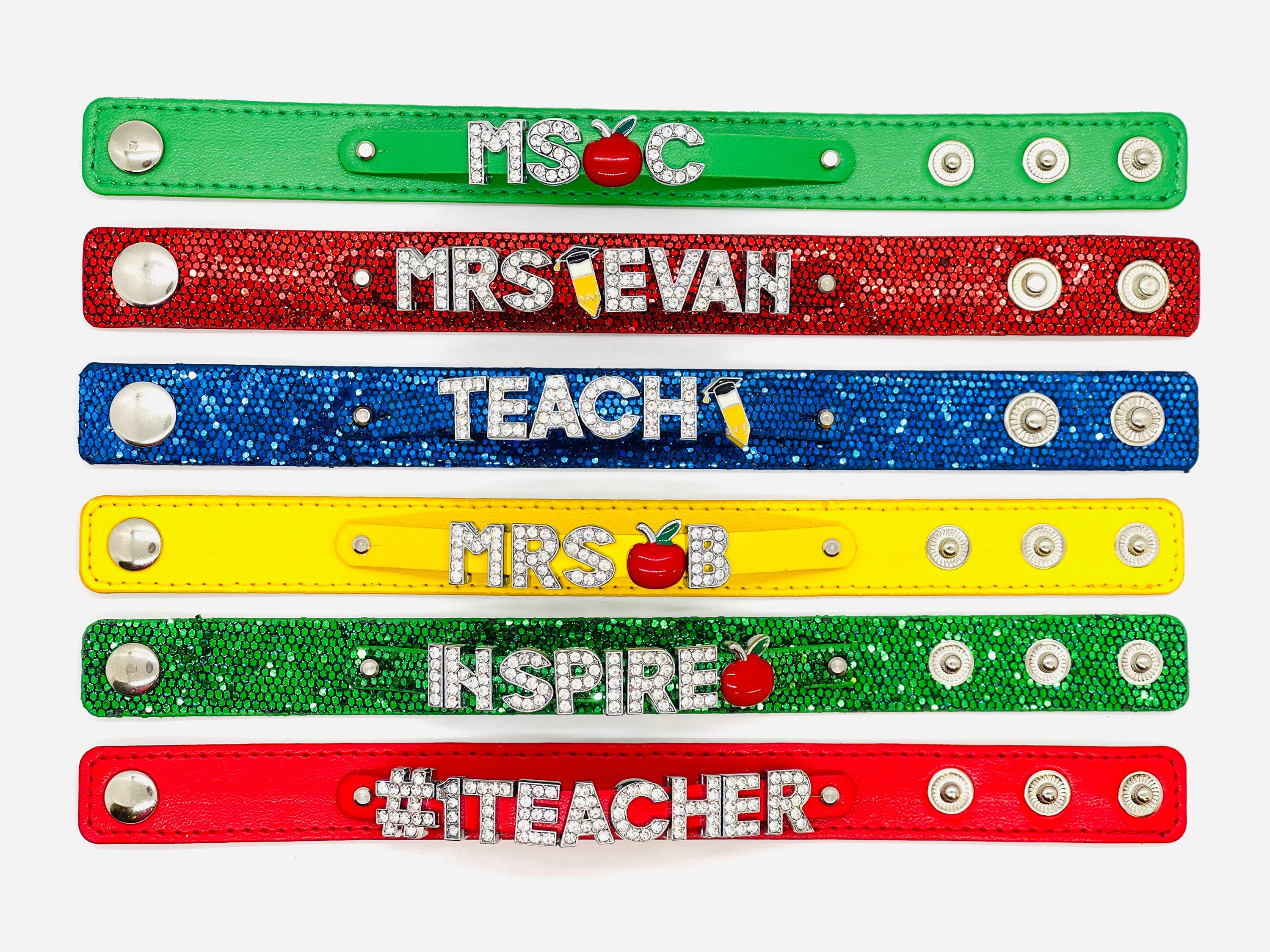 Teacher Bracelets Teacher Gifts Teacher Jewelry Teacher | Etsy