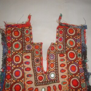 Traditional Art Embroidery Yoke Neck Patches Indian Vintage Kutch ...