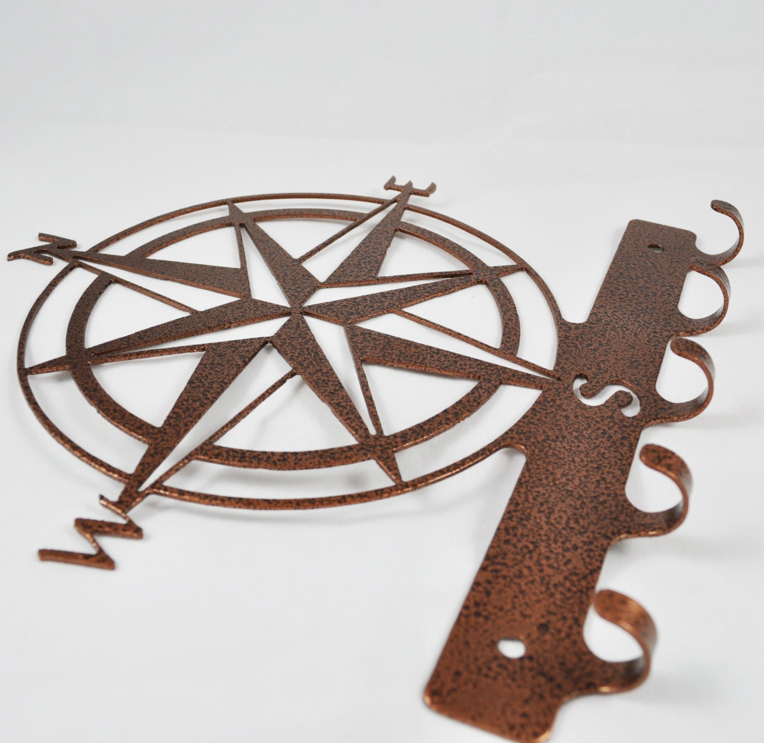 Compass Rose Key Rack / Key Hanger - Etsy