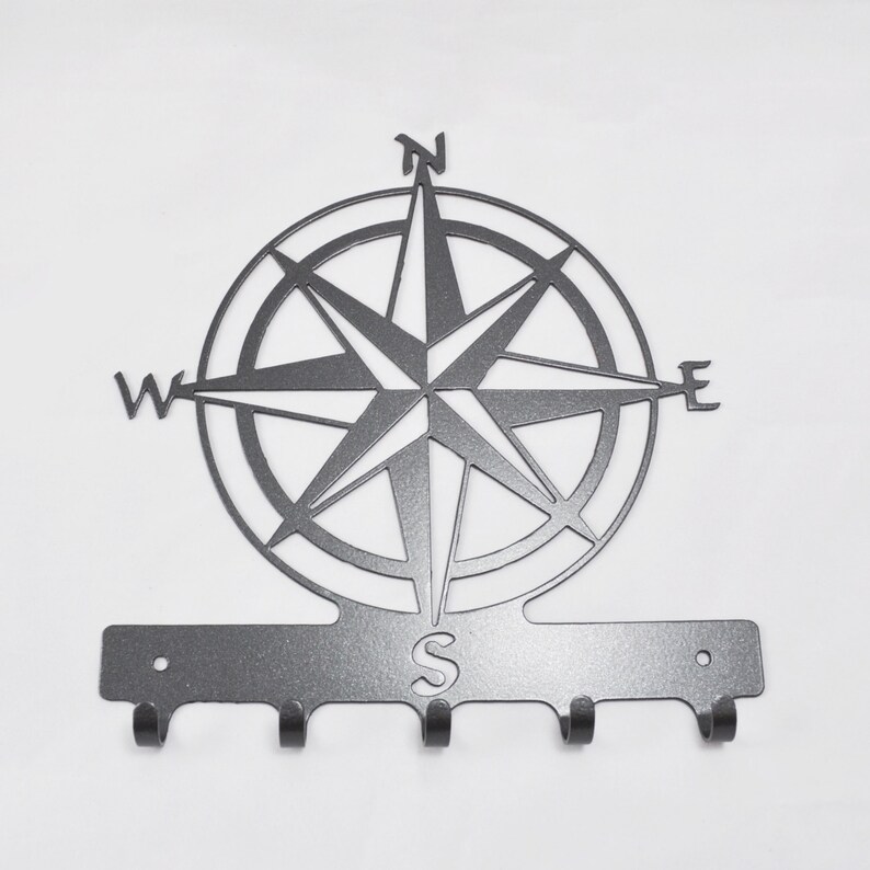 Compass Rose Key Rack / Key Hanger - Etsy