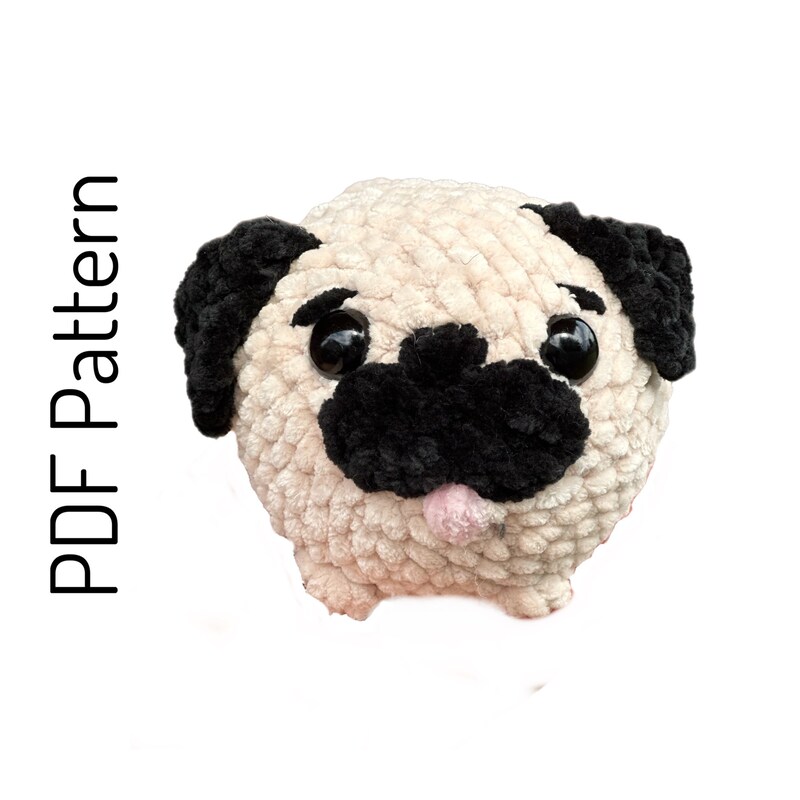 Crochet Pug Pattern - Etsy
