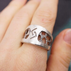 Mens Silver Ring Rune Ring From the Sterling Silver 925 "jera" Unique Mens Ring - Etsy