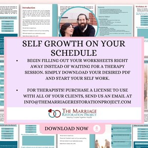 Affair Recovery Worksheets: Infidelity & Trust Repair (digital Download ...