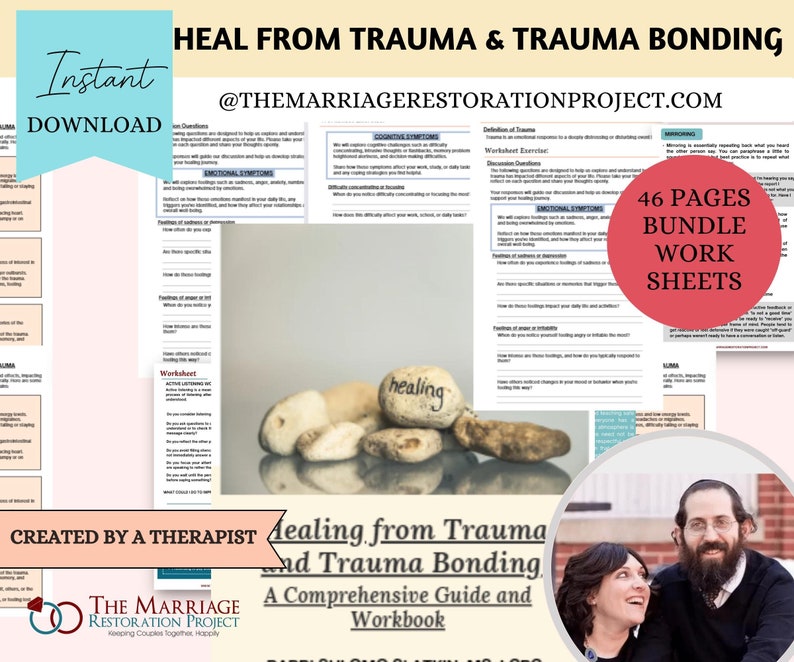 Trauma Bonding Dumping Therapy Tools Worksheets Mental Health Journal ...