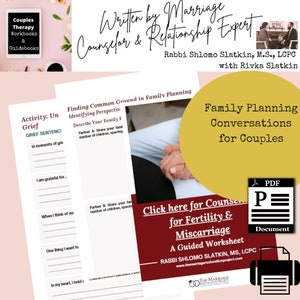 Printable Pregnancy Loss Therapy Worksheets, Trying to Conceive ...
