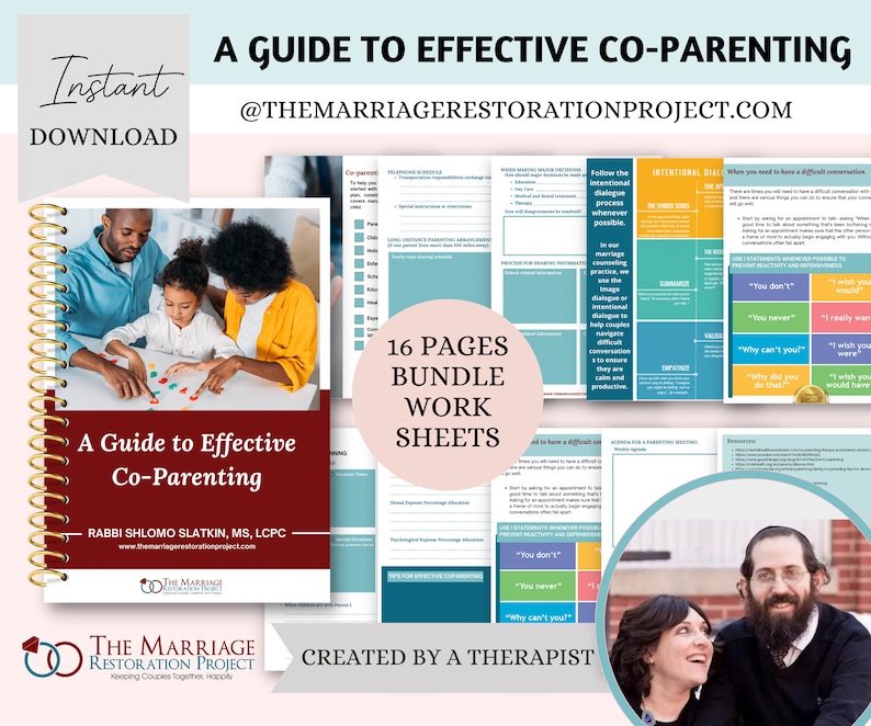 Co-parenting Planner: Custody Schedules, Divorce Organizer (PDF) - Etsy