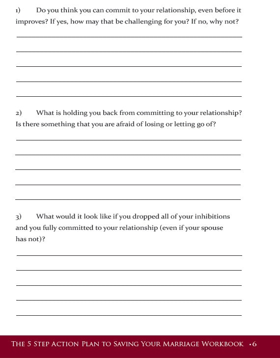 Heal Relationship Therapy Journal Therapy Workbook - Etsy