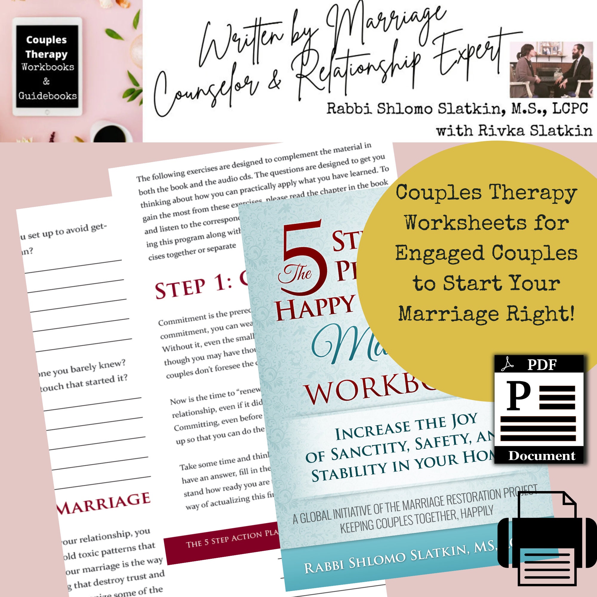 Heal Relationship Therapy Journal Therapy Workbook Communication Tools ...