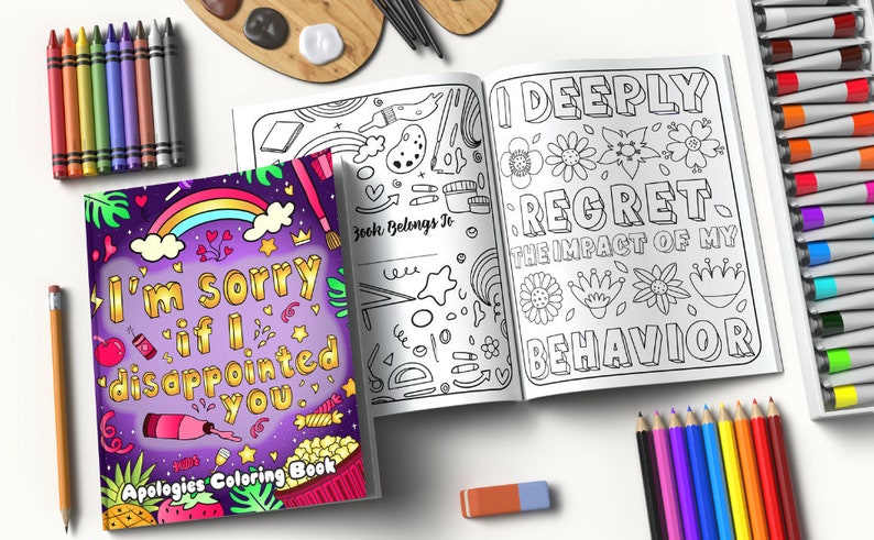 Apology Coloring Book: Positive Affirmations for Reconciliation ...