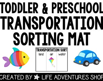 Alphabet Toddler and Preschool Sorting Mats - Etsy