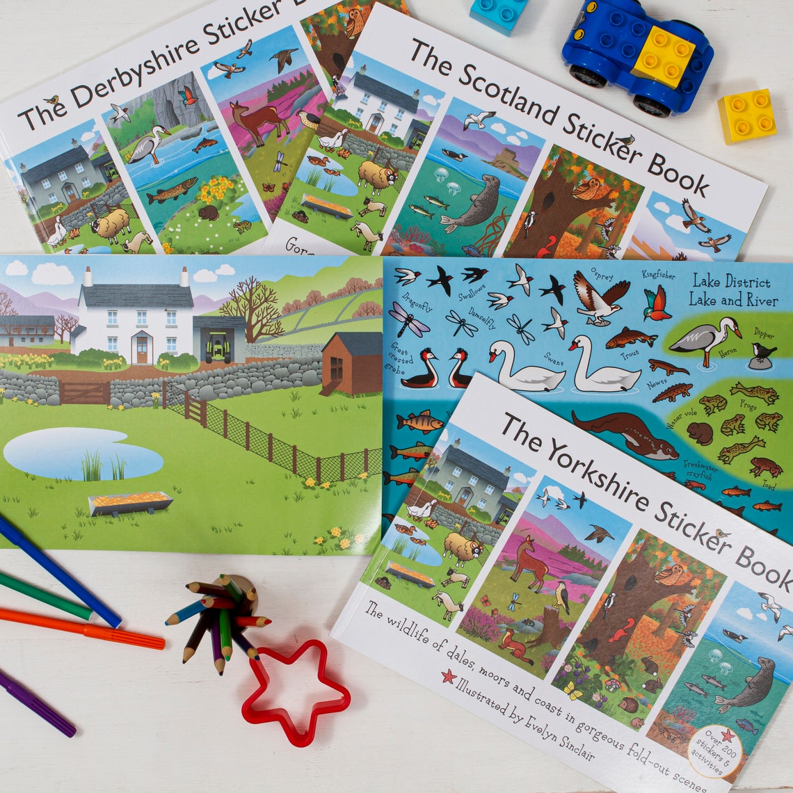 Yorkshire Sticker Book Child's Activities Educational - Etsy UK