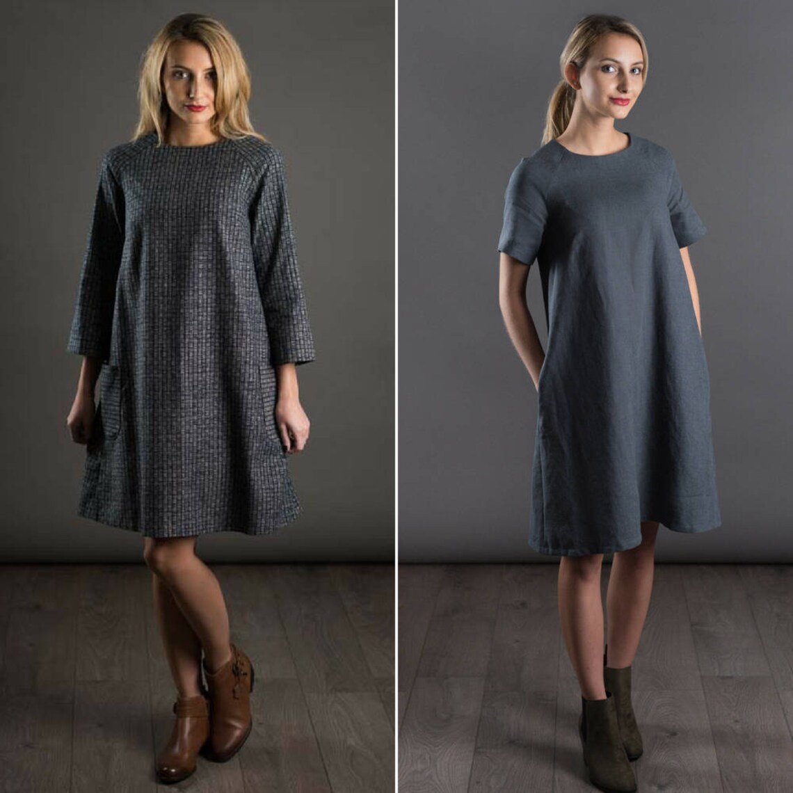 PDF/ Digital Sewing Pattern - the Raglan Adult Dress - the Avid ...
