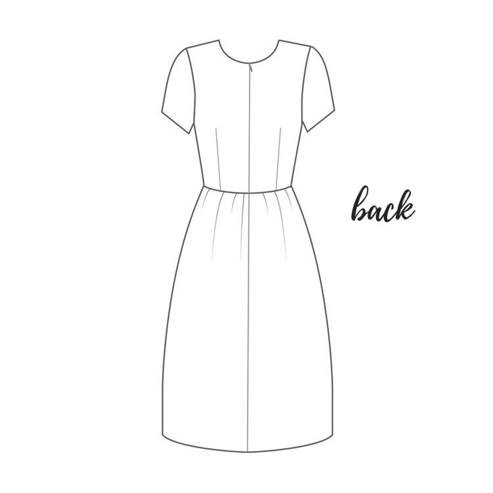 SEWING PATTERN - the Day Dress - Printed Sewing Pattern - the Avid ...