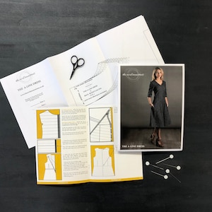 SEWING PATTERN - the A-line Dress - Printed Sewing Pattern - the Avid ...