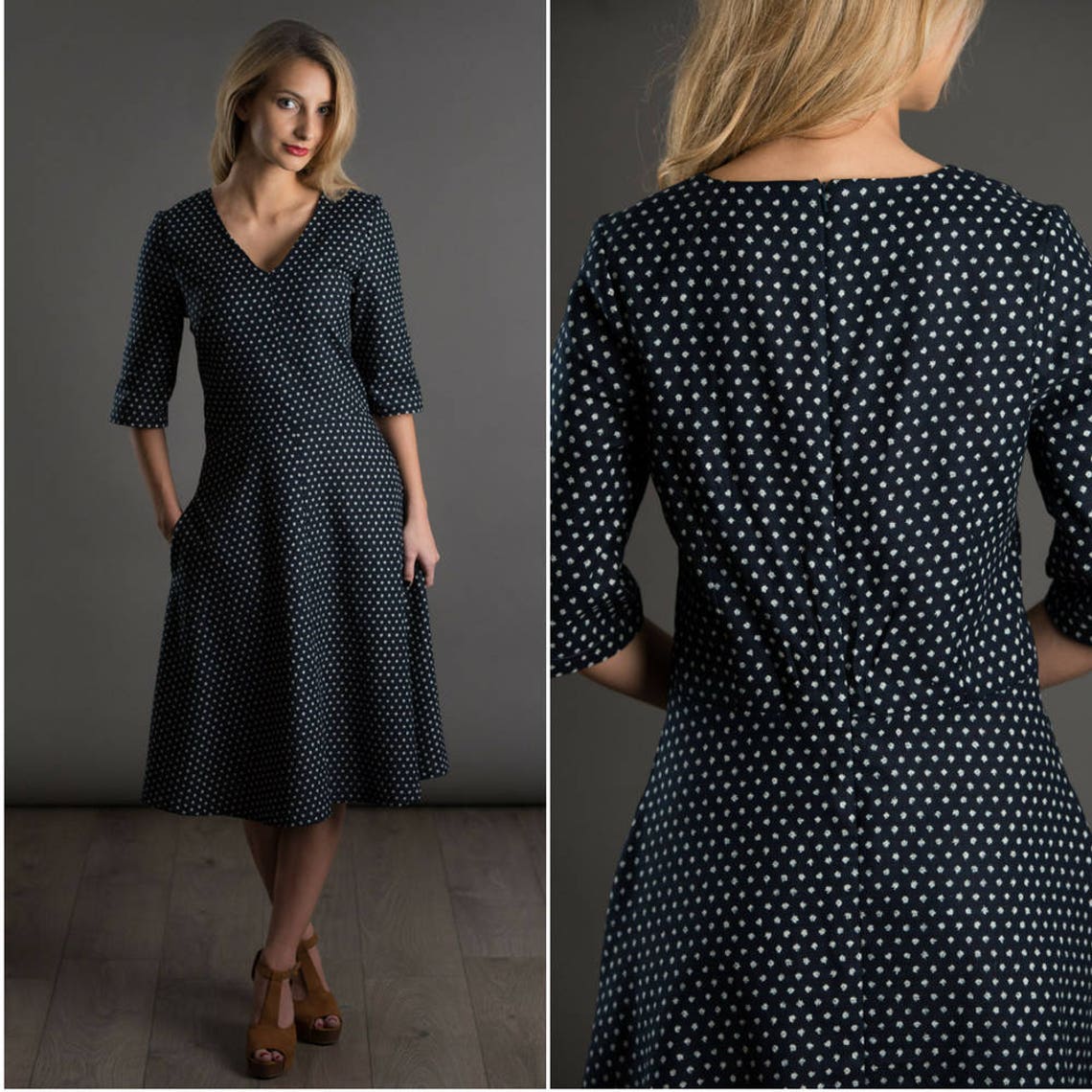 SEWING PATTERN the A-line Dress Printed Sewing Pattern - Etsy