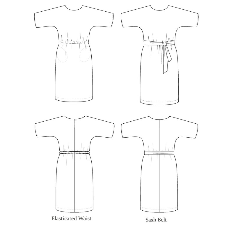 PDF/ Digital Sewing Pattern the Sheath Dress the Avid - Etsy