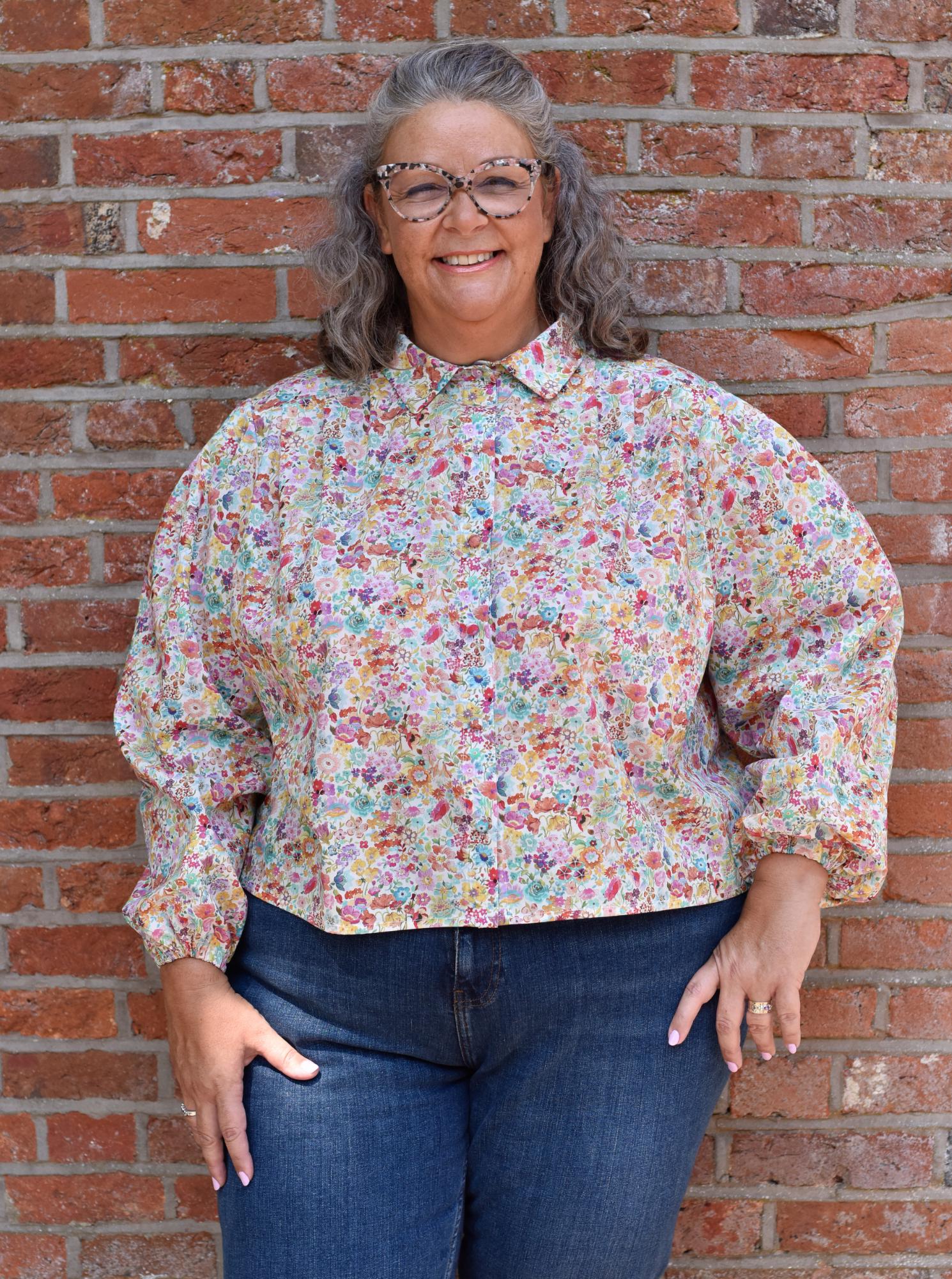 PDF/ Digital Sewing Pattern - the Pleated Blouse - the Avid Seamstress ...