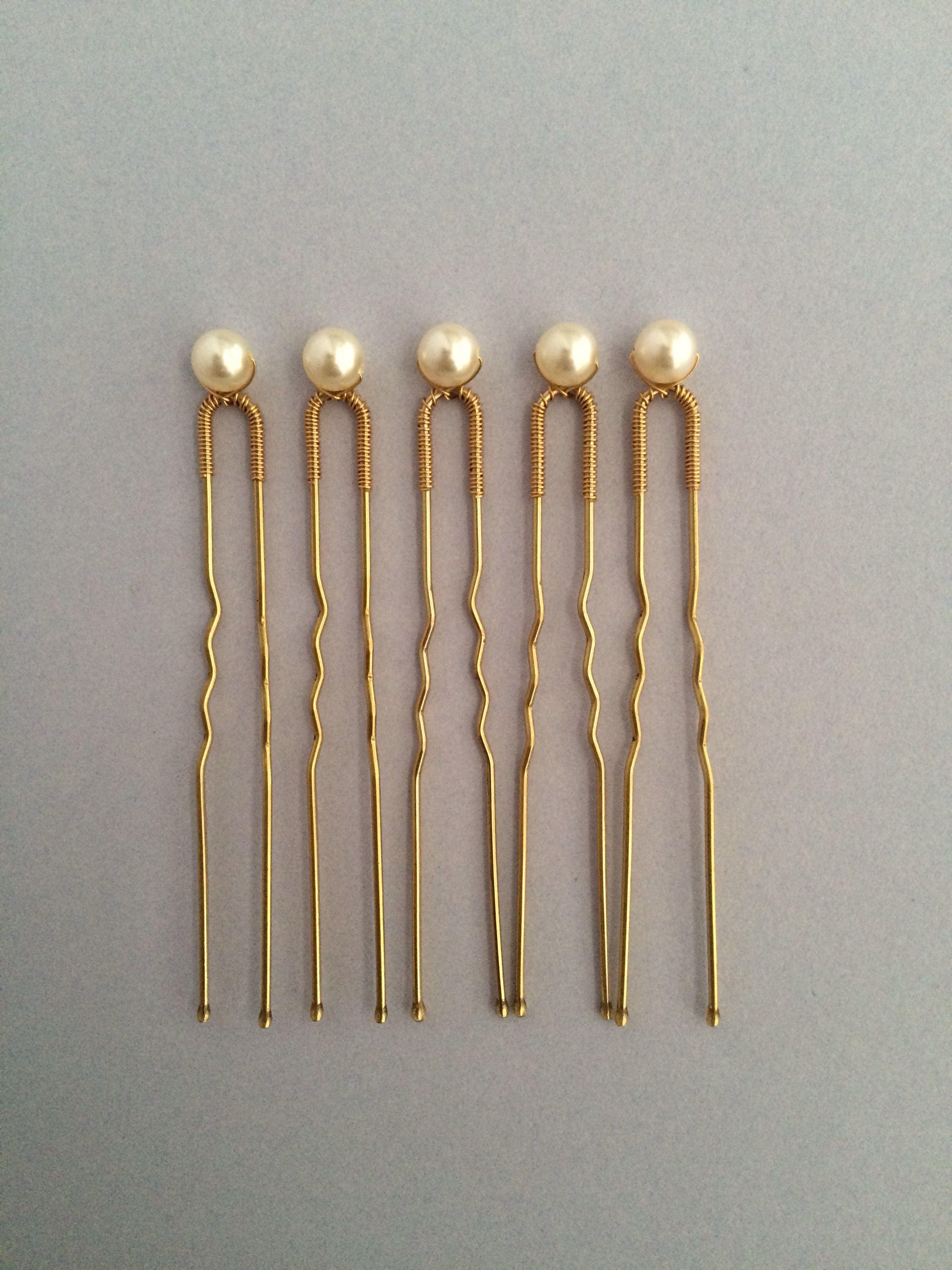 Gold hair pins - athomegulu