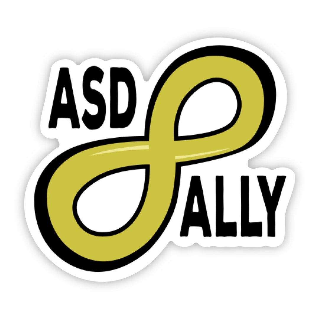 ASD Infinity Ally Sticker Symbol for ASD autism Spectrum Disorder - Etsy