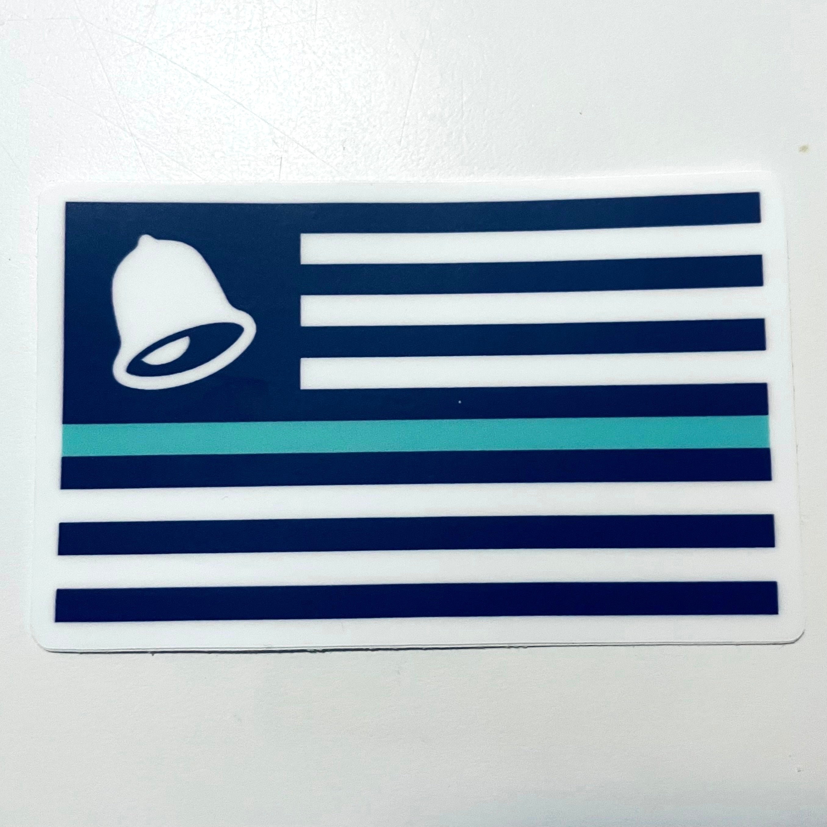 Thin Baja Blast Line - Back the Dew Sticker - Etsy