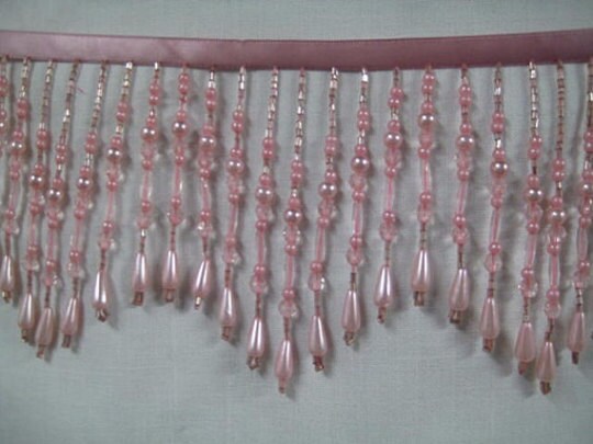 1 X Yard Beaded Fringing Pearl for Home Decor Altered - Etsy