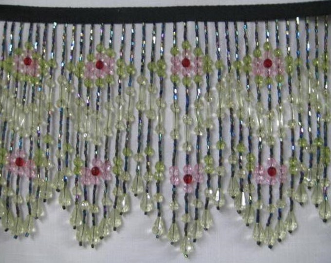 1 X Yard Beaded Fringing Pearl for Home Decor Altered - Etsy