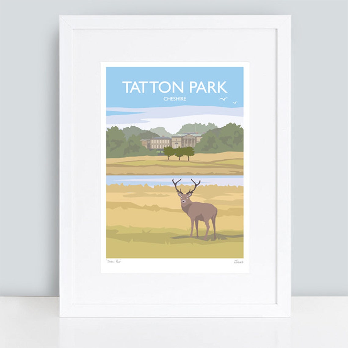 Tatton Park Cheshire. HAND SIGNED Travel Art Print/poster by - Etsy