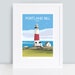 Portland Bill Dorset. HAND SIGNED Art Print/travel Poster by - Etsy
