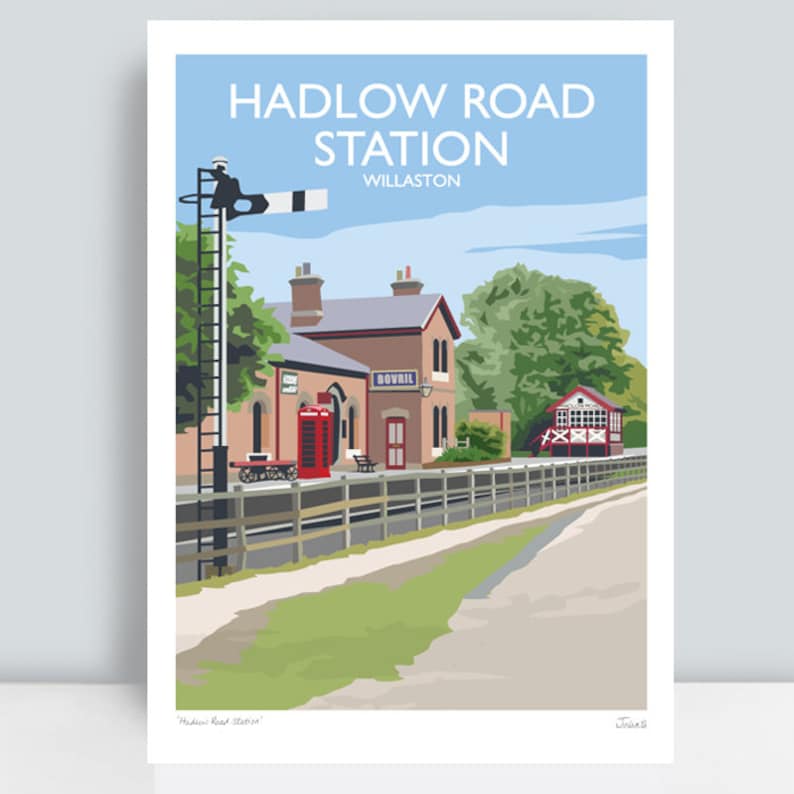 Hadlow Road Station Willaston Wirral England. HAND SIGNED - Etsy