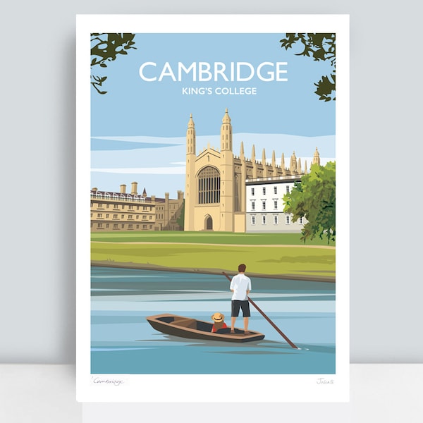 Cambridge Poster - Etsy UK