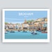 Brixham, Devon. Landscape Print. HAND SIGNED Art Print/travel Poster by ...