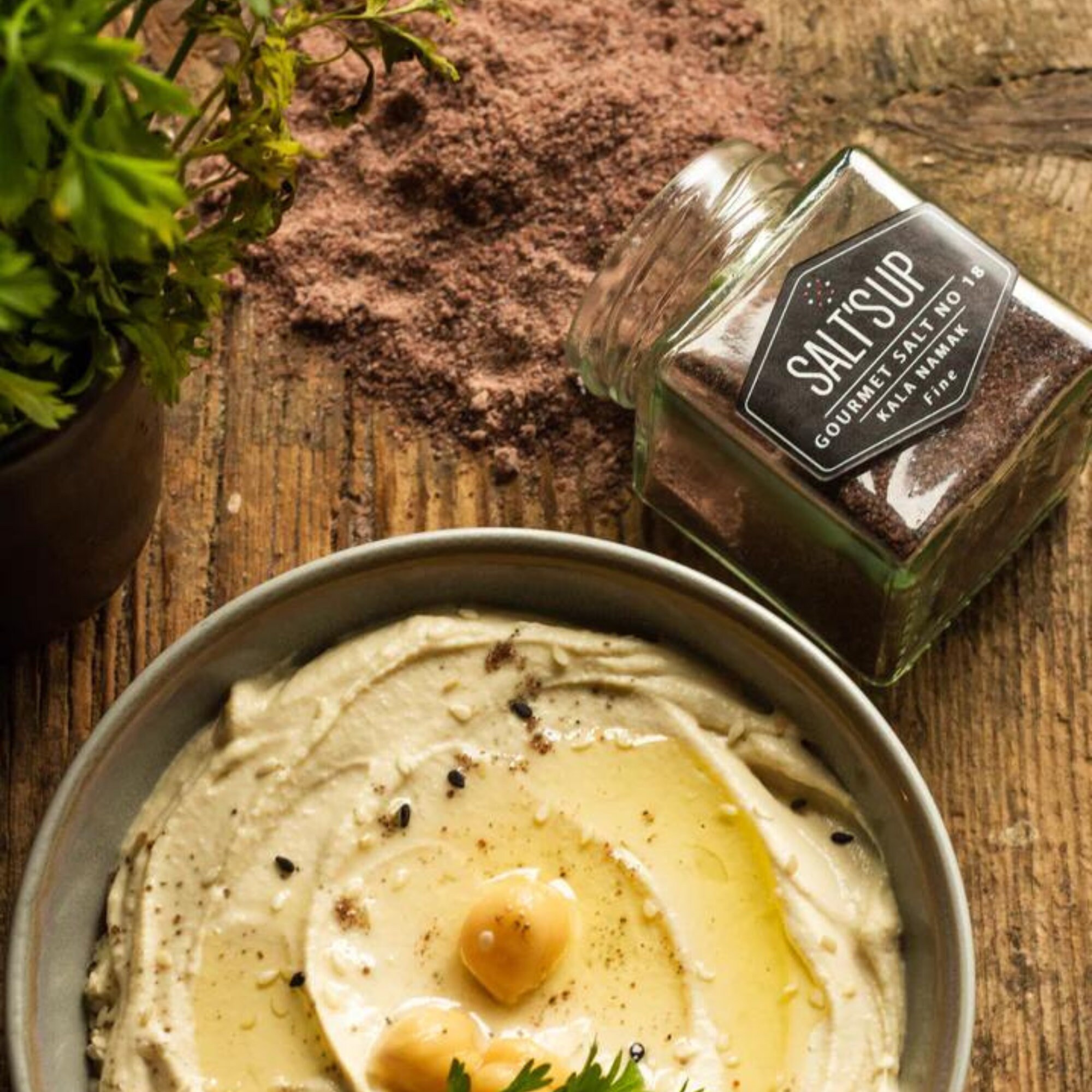 Kala Namak Fine Salt I Indian Black Salt I Gourmet Salts 80g / 2.82 Oz ...