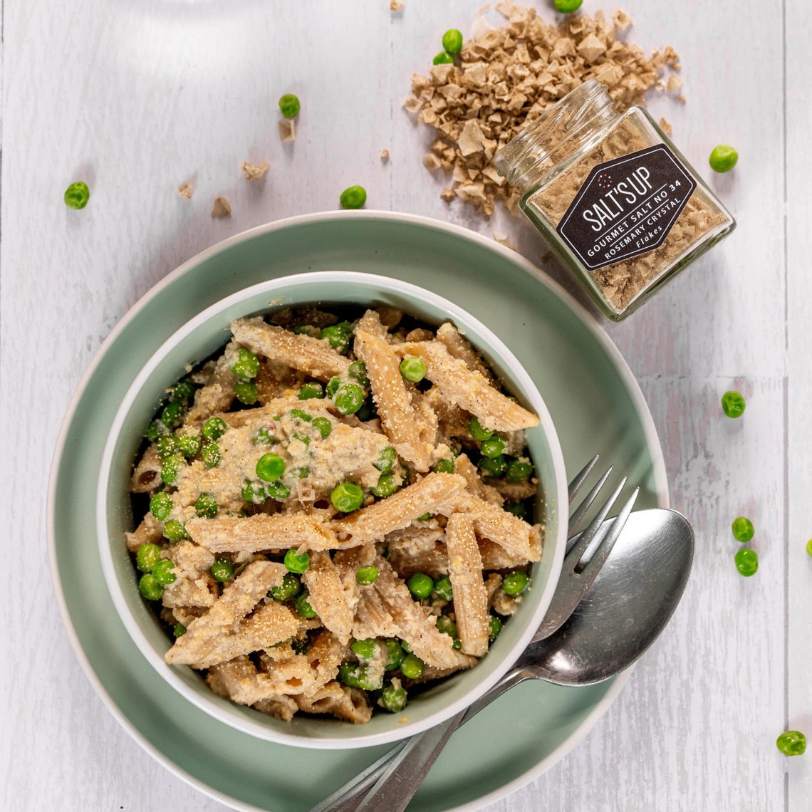 Rosemary Crystal Salt Flakes I Gourmet Salts | 45g Glass Jar / 1.6oz ...