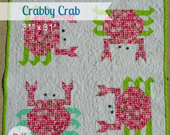 Crab Quilt Block Pattern - Etsy