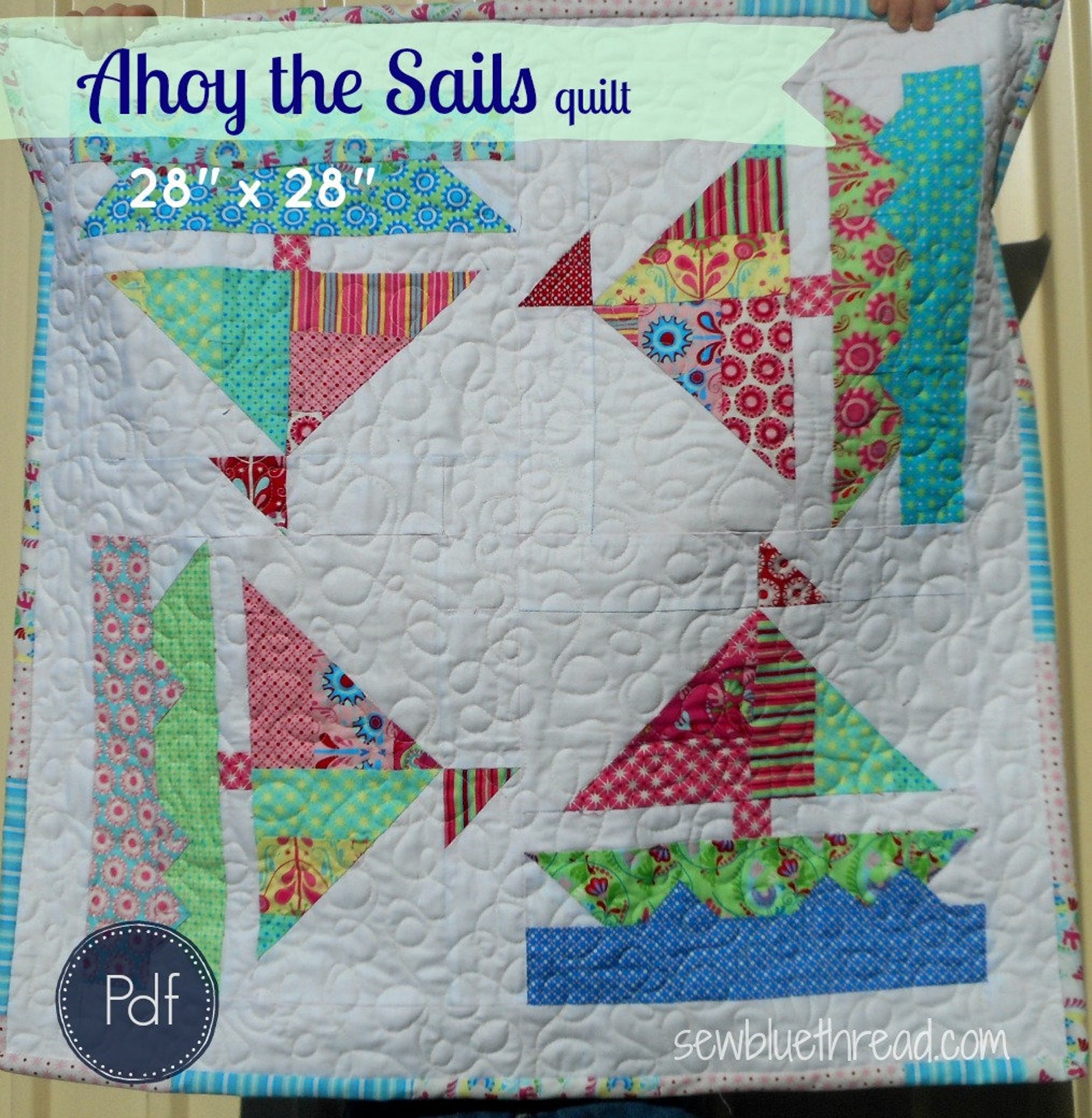 Ahoy the Sails, Quilt PDF Pattern - Etsy