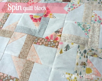 Spin Me Around Quilt Pattern - Etsy